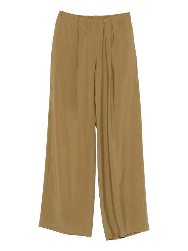 ALYSI Wide-leg Trousers - Green