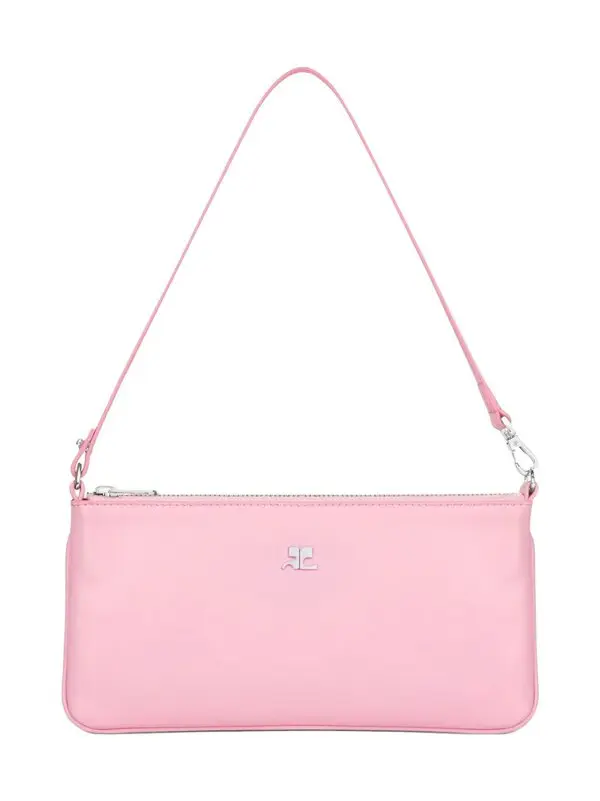 COURREGES Leather Mini Bag - Pink