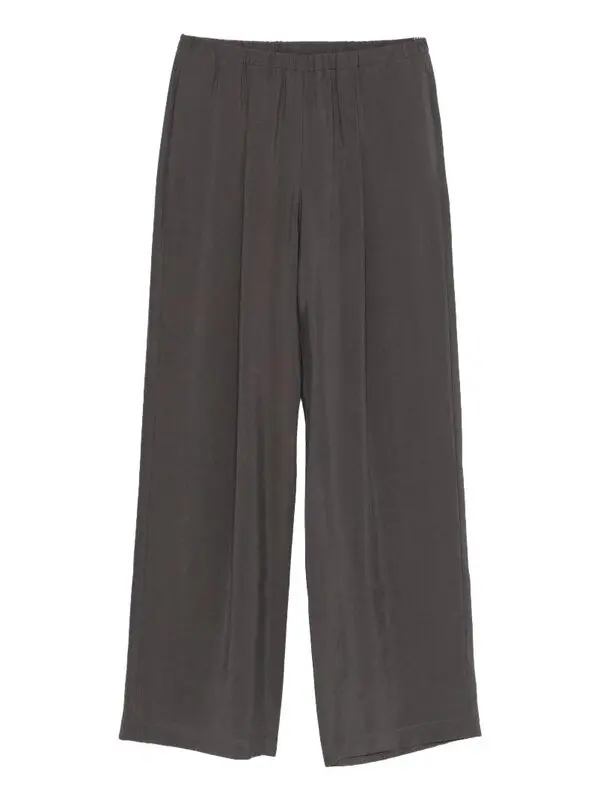 ALYSI Wide-leg Trousers - Grey