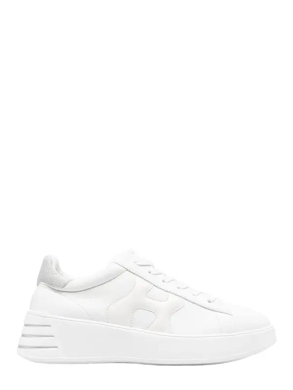 Hogan Rebel Leather Sneakers - White