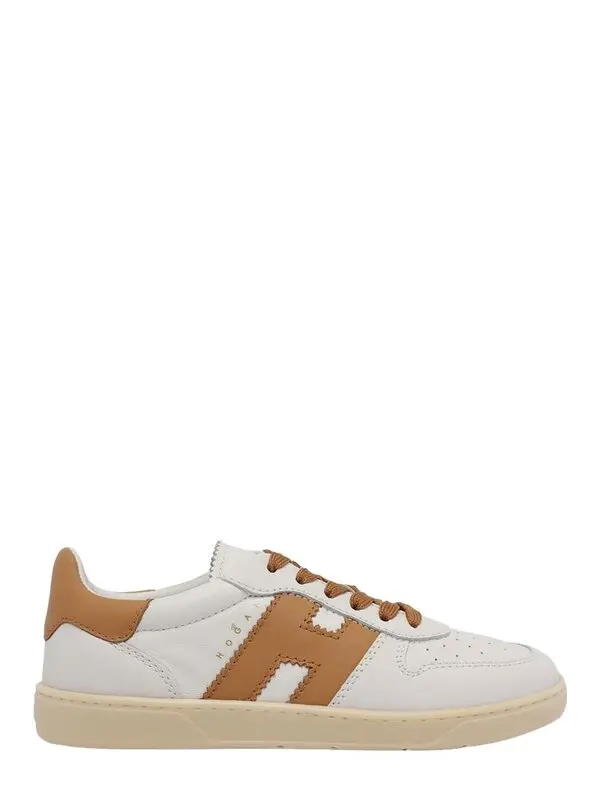 Hogan Cool Basket Leather Sneakers - White
