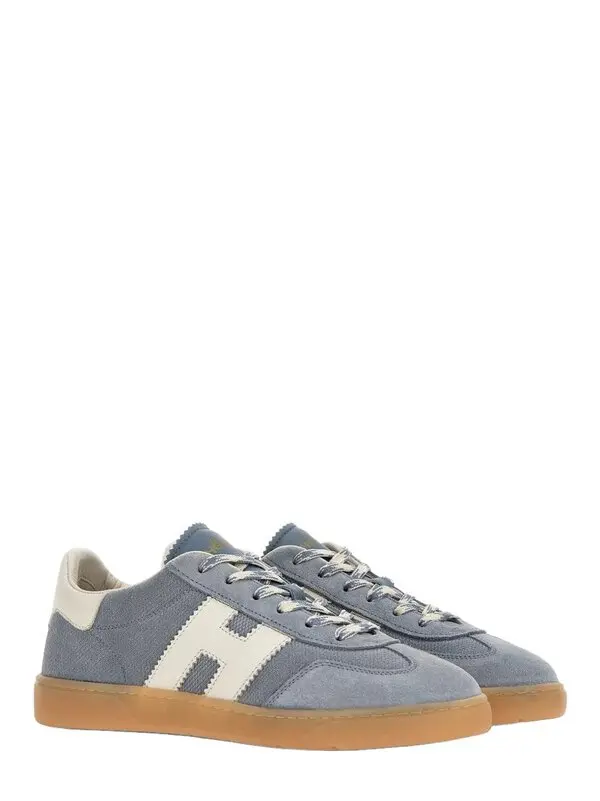 Hogan Leather Cool Sneakers - Sky Blue