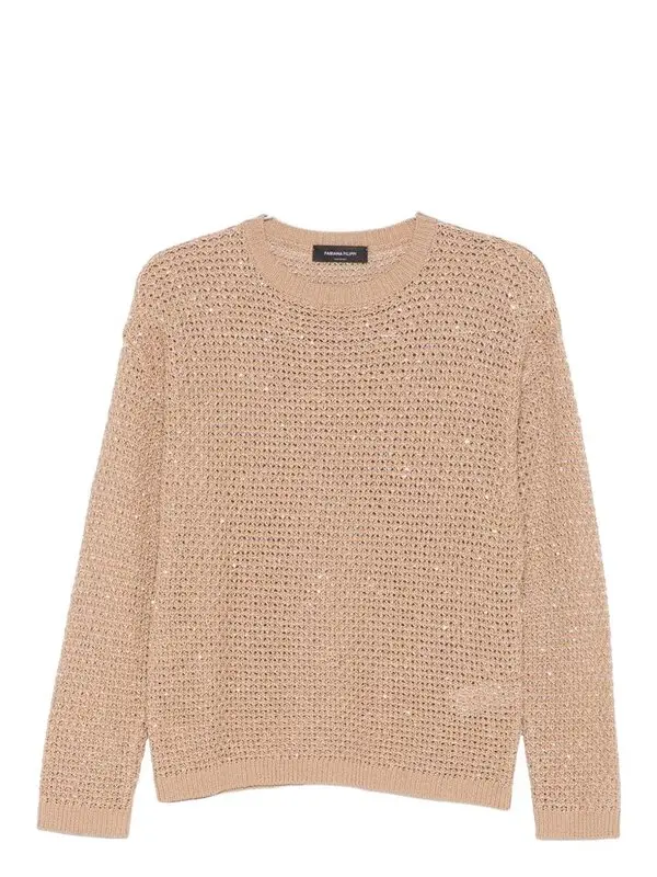 Fabiana Filippi Crewneck Sweater - Beige