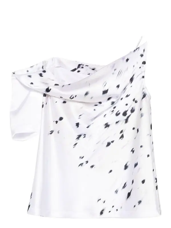 IRO PARIS Venuzia Printed Top - Grey