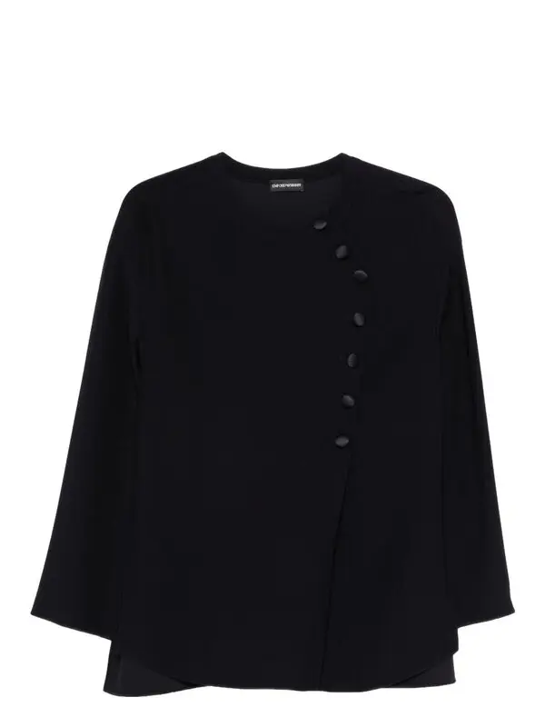 Emporio Armani Shirt With Button Detailing - Blue