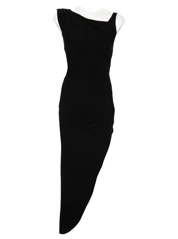 Elisabetta Franchi Sleeveless Long Dress - Black