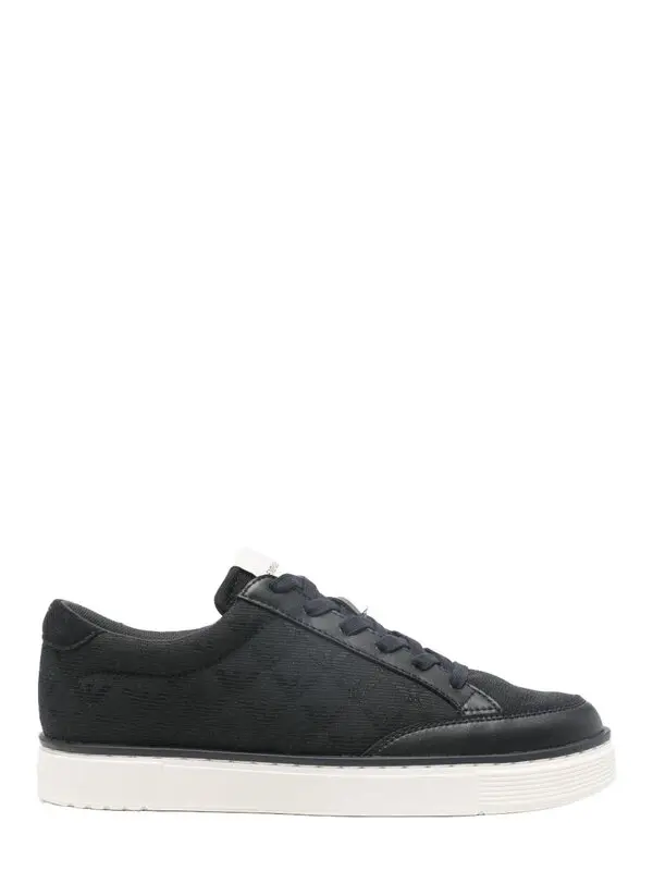 Emporio Armani Canvas Sneakers - Blue