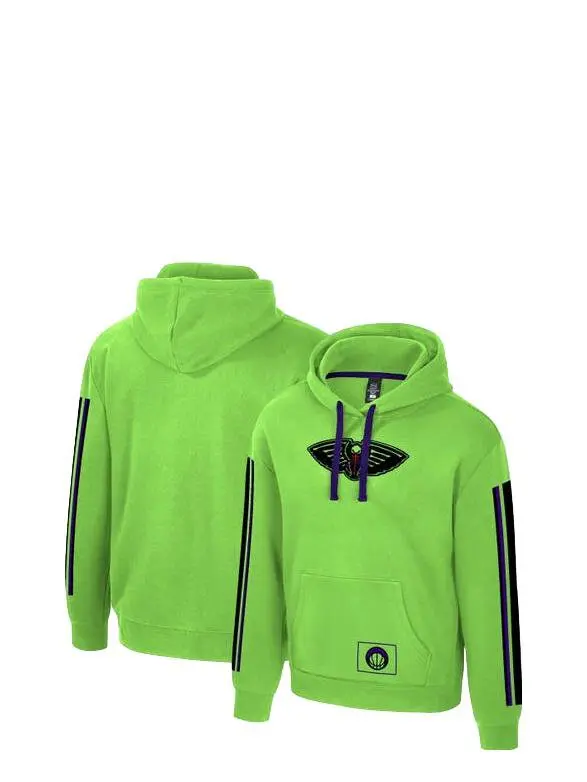 STADIUM ESSENTIALS New Orleans Pelicans City Edition City Star Hoodie - Neon Green