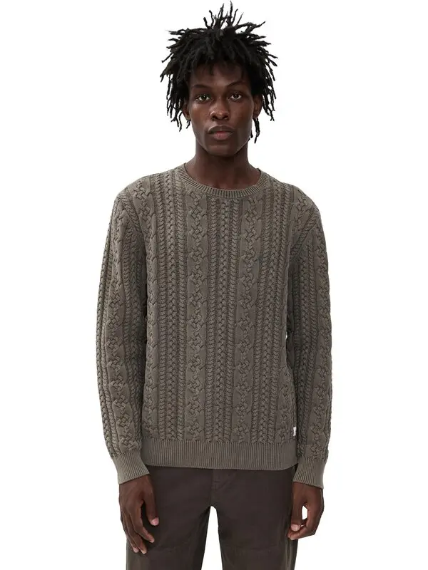 KATIN Fisherman Crewneck Sweater - Shadow