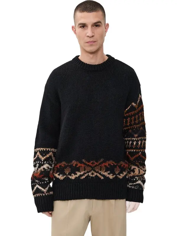 Nn07 Emil Crewneck Sweater - Black