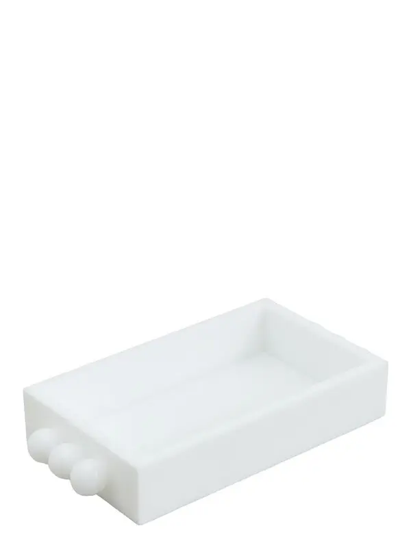 TIZO DESIGN Acrylic Towel Napkin Holder - Solid White