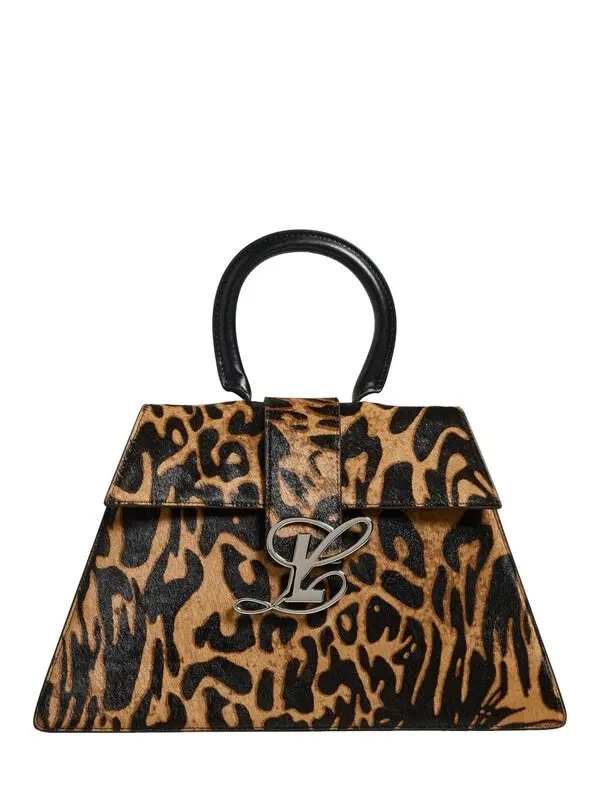 LUAR Jahyra Bag - Leopard Pony Hair