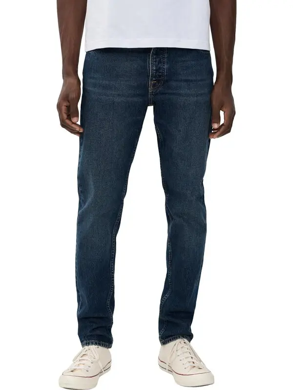 Nudie Jeans Steady Eddie Ii Tapered Jeans - Blue Soil