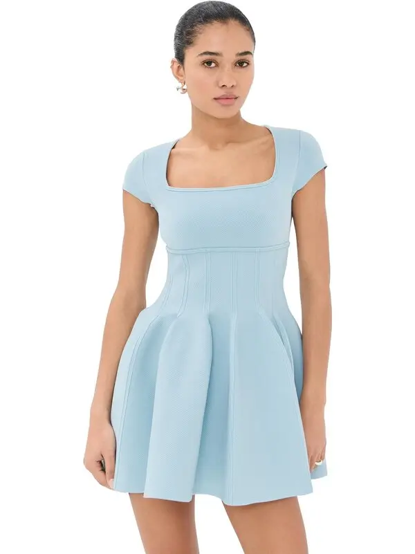 Simkhai Gallagher Mini Dress - Sky