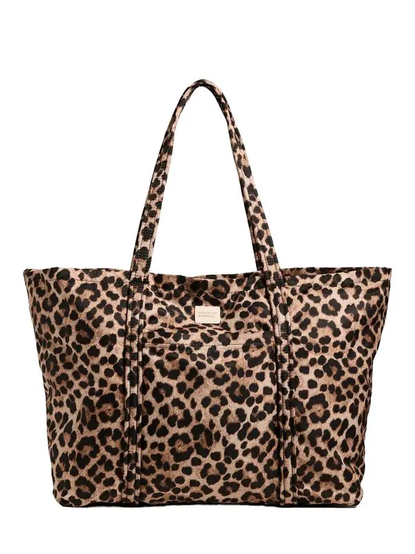LOEFFLER RANDALL Dina Travel Tote Bag - Brushed Leopard