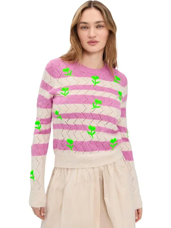 Essentiel Antwerp Jivine Knit Pullover - Combo1 Pinky Sugar