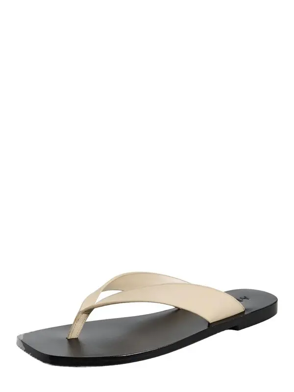 A.emery Kinto Sandals - Eggshell/black