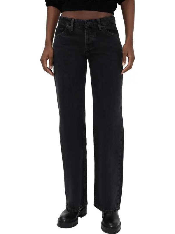 Free People Tennessee Boyfriend Jeans - Hideaway Black