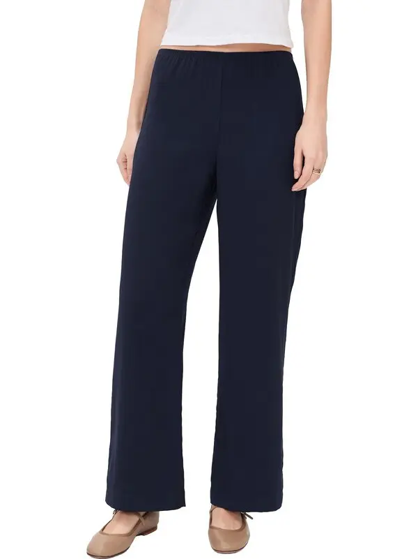 Donni. Crepe Pants - 3 Navy