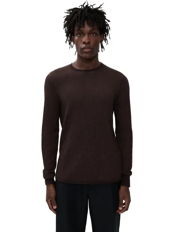 Rag & Bone Gregory Merino Long Sleeve Crew - Stnwl