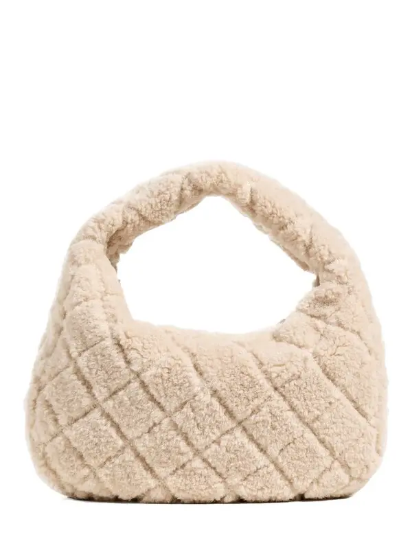 Dolce Vita Faux Fur Bag - Natural