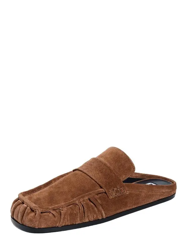 JIL SANDER Sabot Slides - Umber
