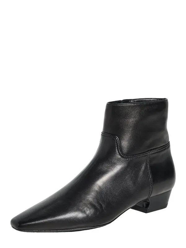 STUART WEITZMAN Stassi Zip Booties - Black