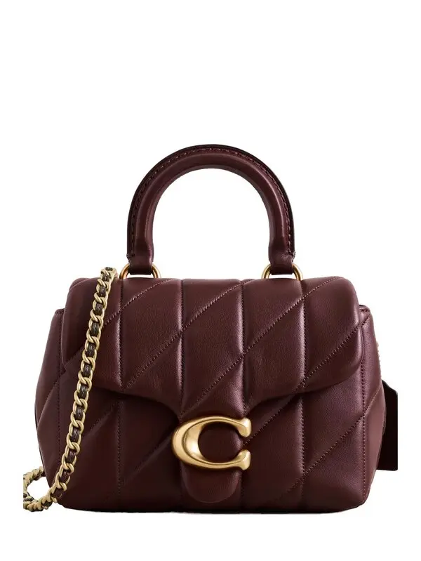 COACH® Quilted Leather Tabby Top Handle Bag - B4/maple
