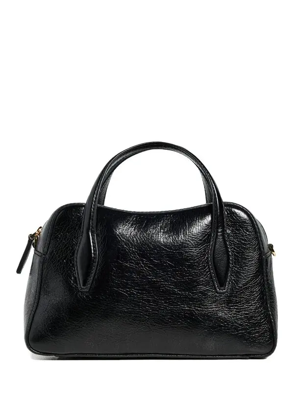 Madewell Patent Universe Small Satchel - True Black Multi