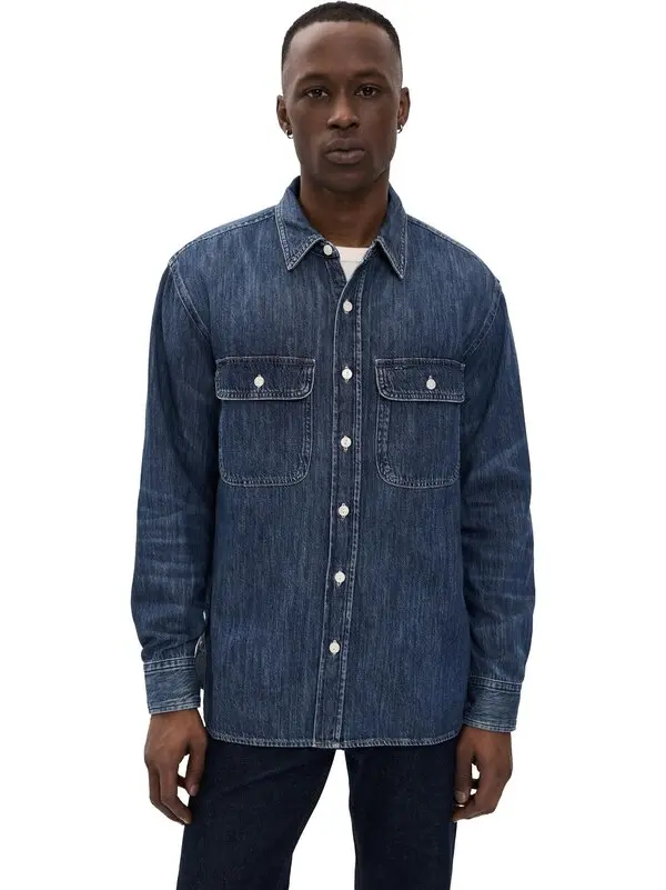 Madewell Denim Light Wash Button Down - Benfield