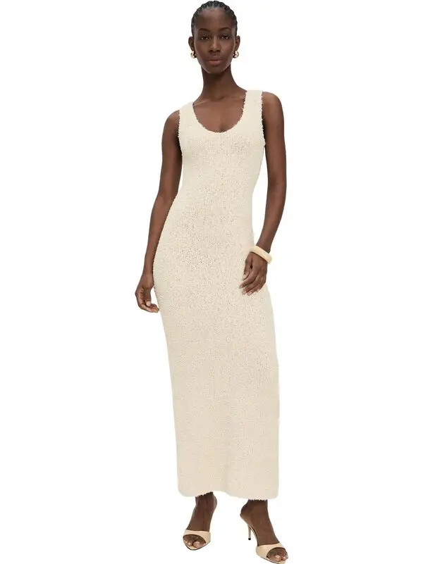 Sir The Label Scoop Neck Maxi Dress - Natural