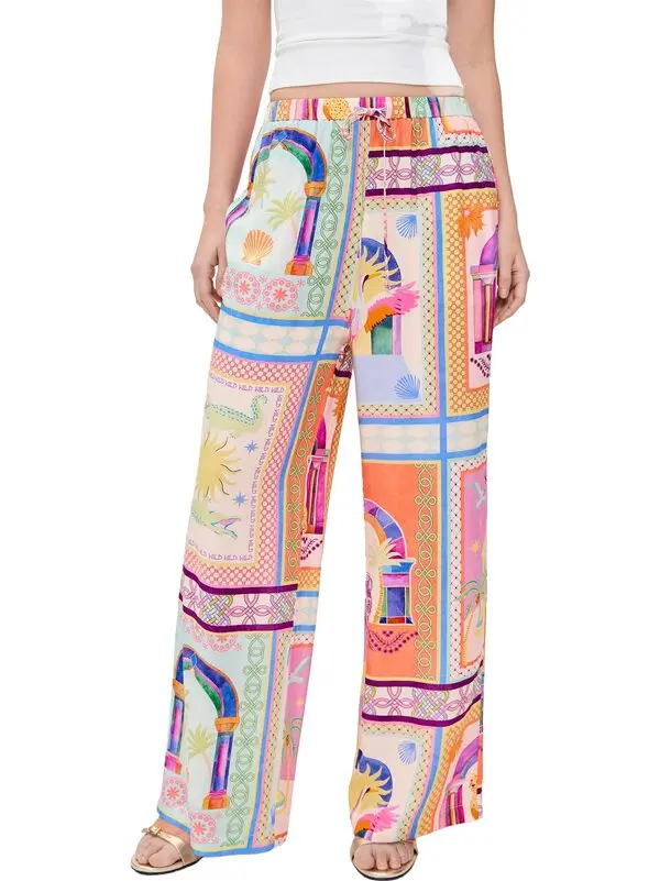 Minkpink Elysia Printed Drawstring Pants - Paradiso