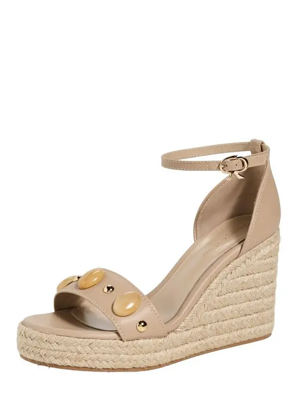 GIANVITO ROSSI Calf Wedges - Sand