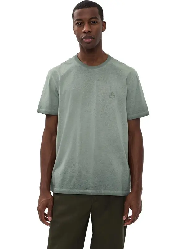 Isabel Marant Honore Vintage Dye Tee - Khaki