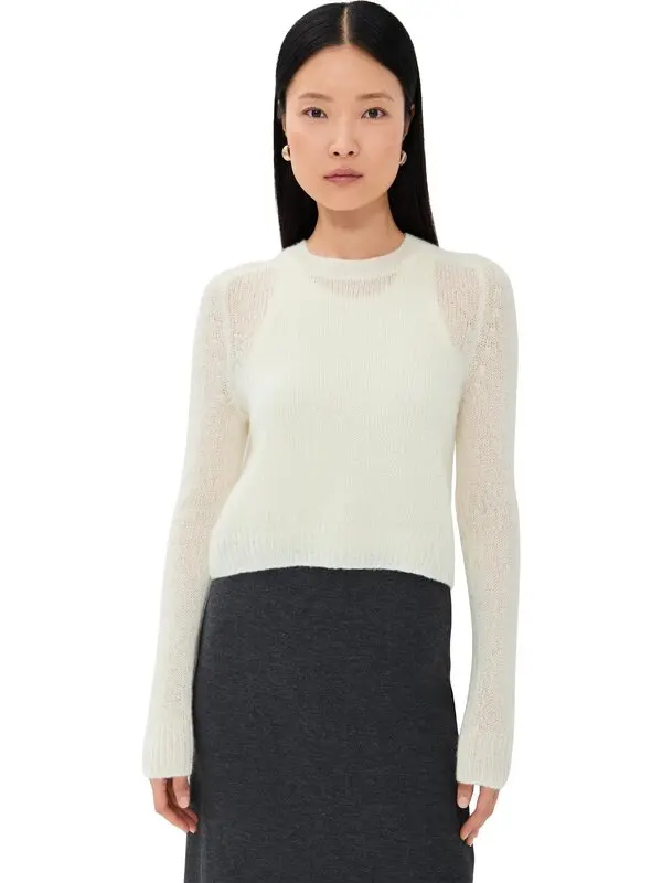 LISA YANG Solene Cashmere Sweater - Cream
