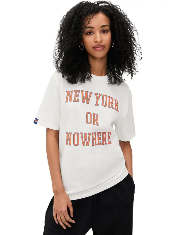 NEW YORK OR NOWHERE Knicks Classic Tee - Off White