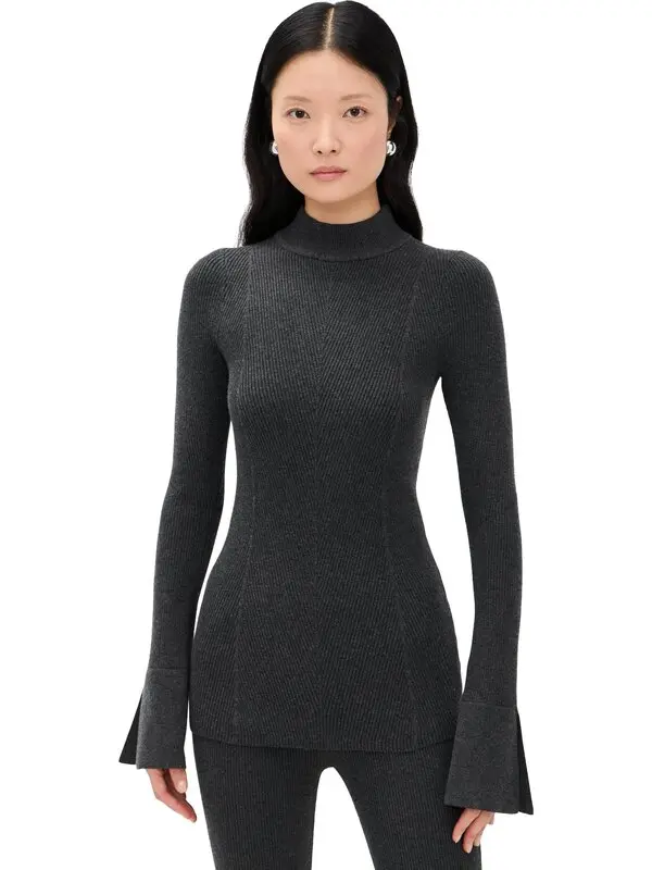 FAVORITE DAUGHTER The Runway Top - Charcoal