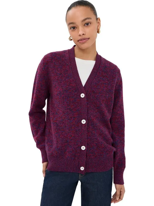 Daughter Ava Cardigan - Poppy/port/klein Mouline