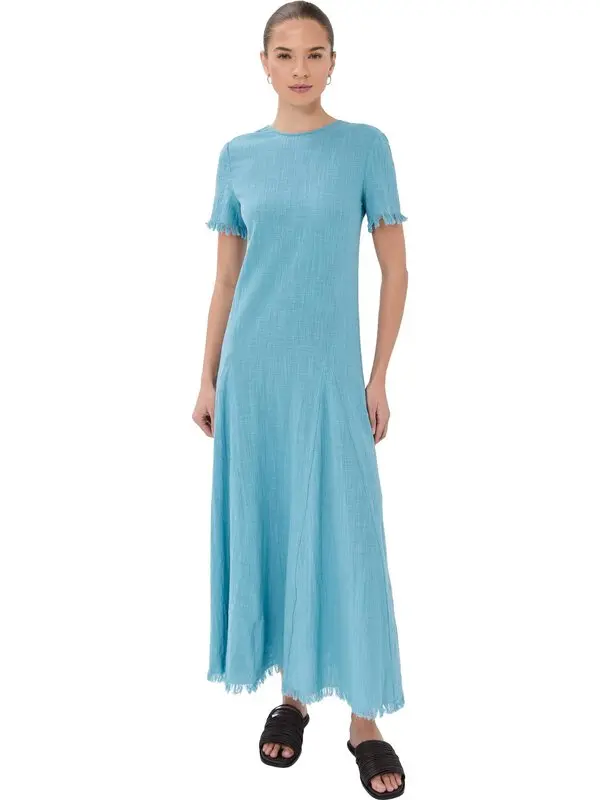 Staud Le Havre Maxi Dress - Cove
