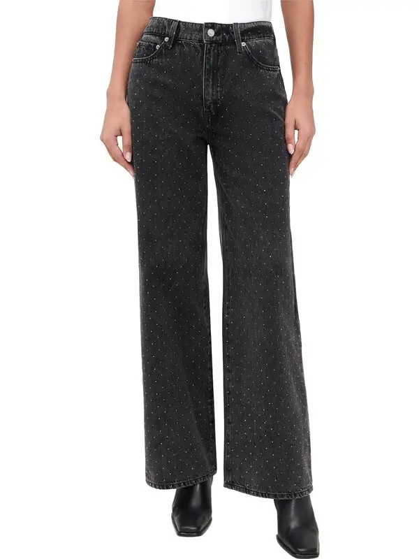 DAZE The Wanderer High-rise Wide-leg Jeans - Starlit Night