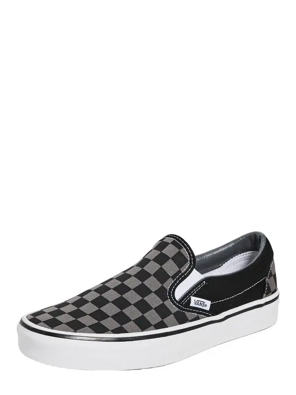 VANS Classic Slip-on Sneakers - Black/pewter Checkerboard