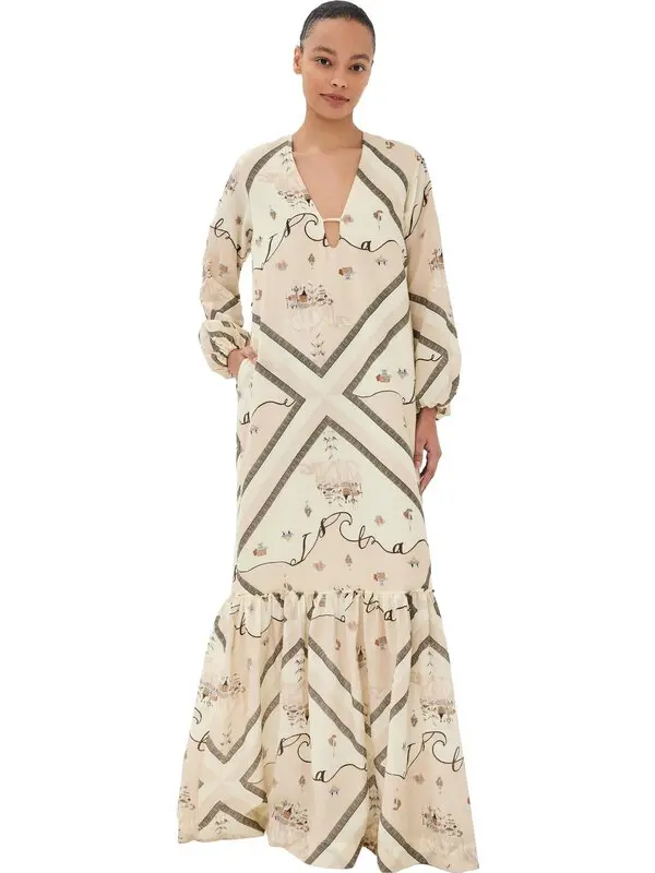 ISLA & WHITE Frances Maxi Dress - Isolaire
