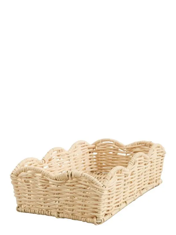WEEZIE Rattan Tray - Natural
