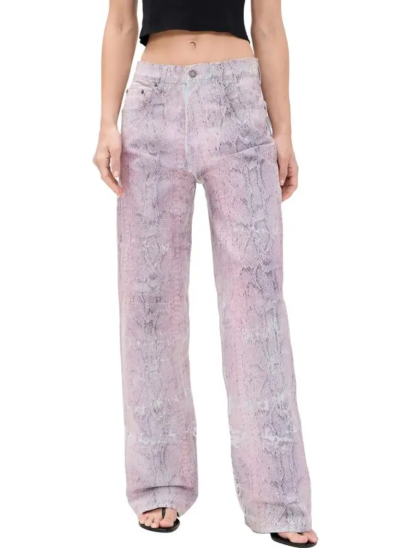 HAIKURE Winona Straight Leg Jeans - Snake