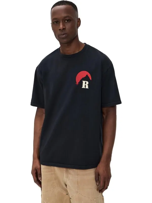 Rhude Moonlight Regatta Tee - Vintage Black/red/blue
