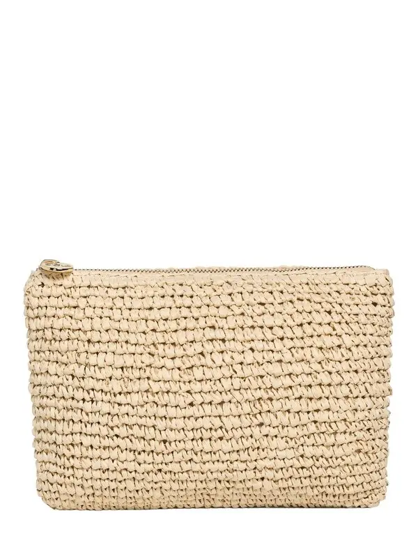 Stoney Clover Lane Flat Pouch - Natural