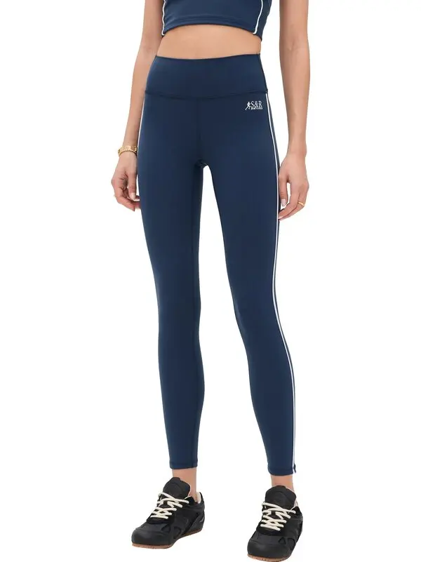 SPORTY & RICH Sr Runner Leggings - Light Navy