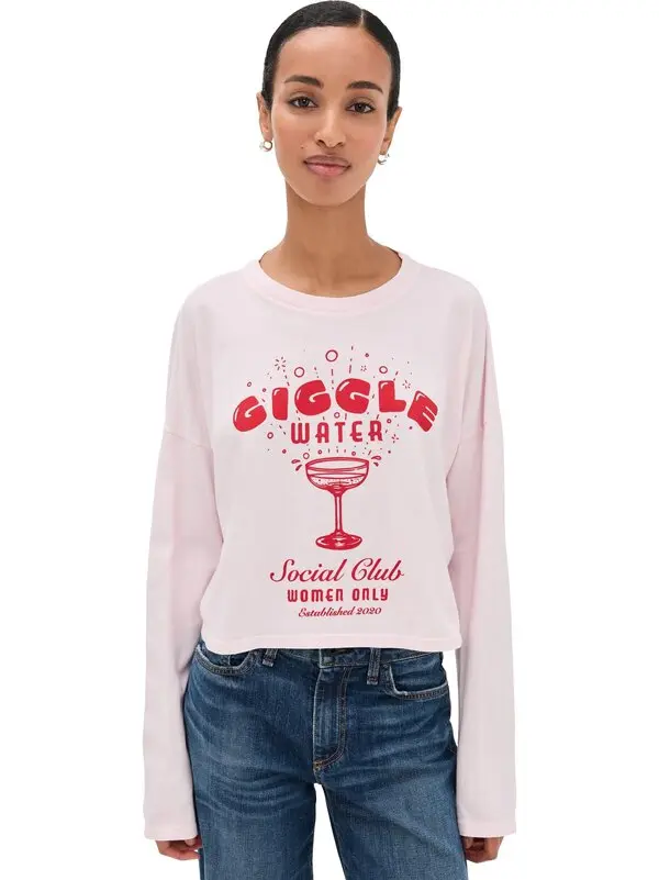 ASKK NY Crop Long Sleeve Tee - Giggle Water