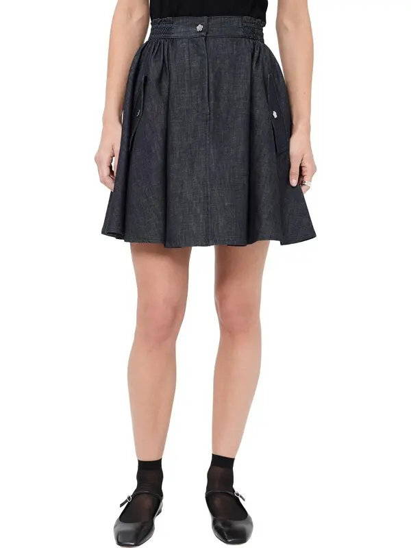 Cecilie Bahnsen Cici Denim Skirt - Indigo