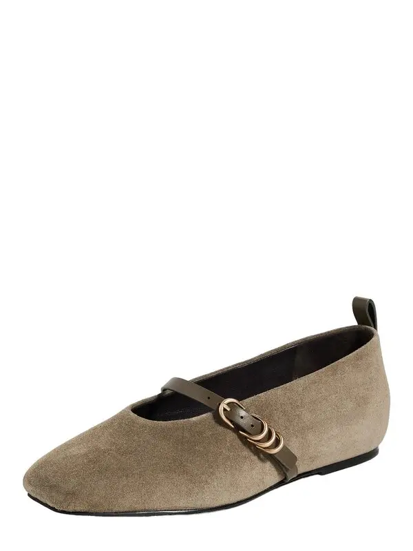 Rag & Bone Spire Mary Jane Flats - Olnts